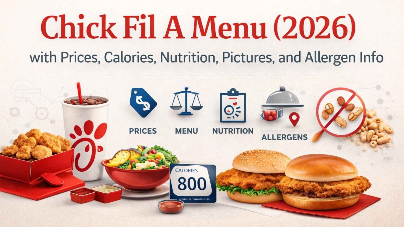 Chick-Fil-A Menu (2026) Nutrition, Calories, Pics, & Prices